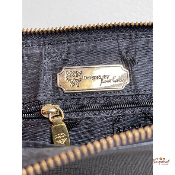MCM | Bags | Authentic Mcm Vintage Studded Logo Shoulder Bag | Poshmark